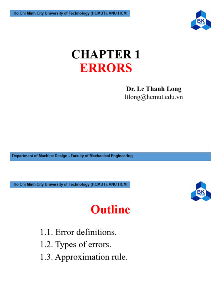 Chapter 1 - Errors | PDF | Accuracy And Precision | Significant Figures Chapter 1 - Errors | PDF | Accuracy And Precision | Significant Figures