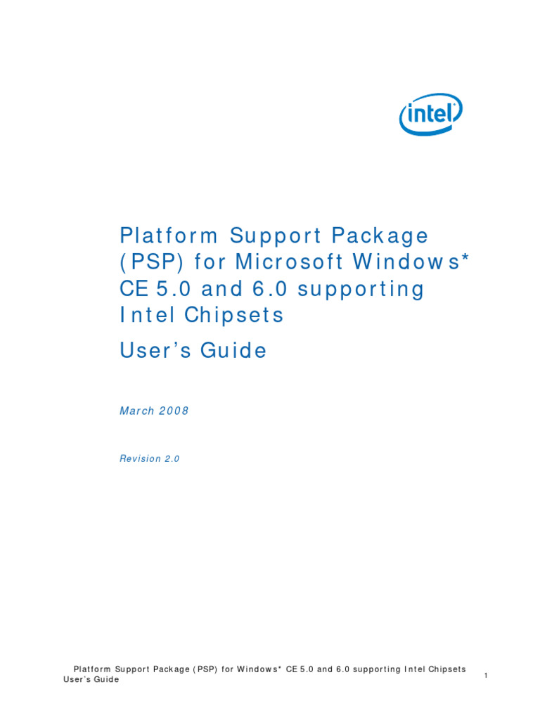 UserGuide WinCE50&60 BSP For IA Platforms | PDF | Booting | Microsoft ...