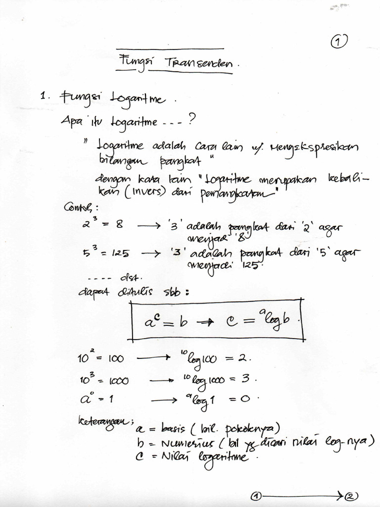 Fungsi Transenden | PDF