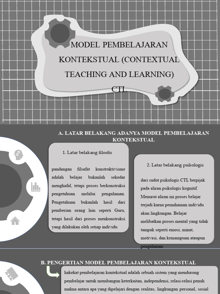 Model Pembelajaran Kontekstual (Contextual Teaching and Learning) CTL | PDF