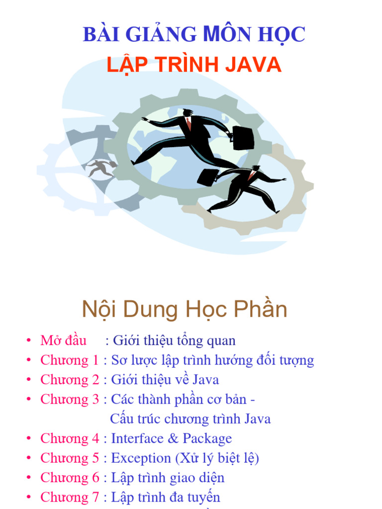 Bai Giang Lap Trinh Java-Hamv1 | PDF
