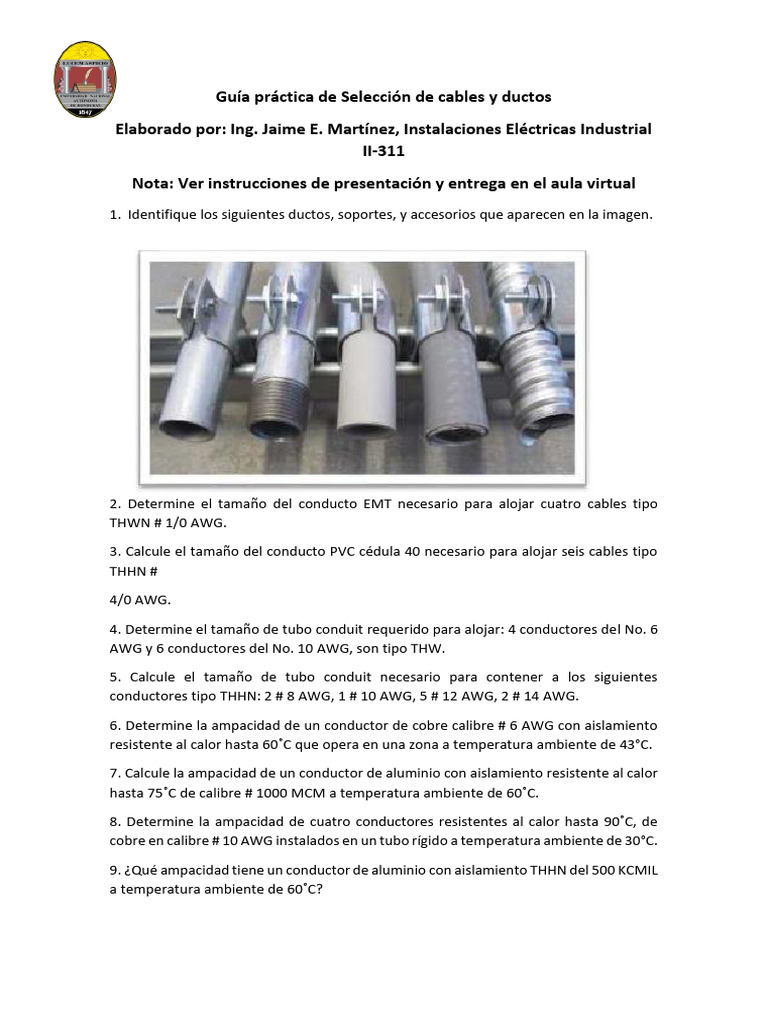 Guía Práctica de Selección de Cables y Ductos | PDF | Tecnología