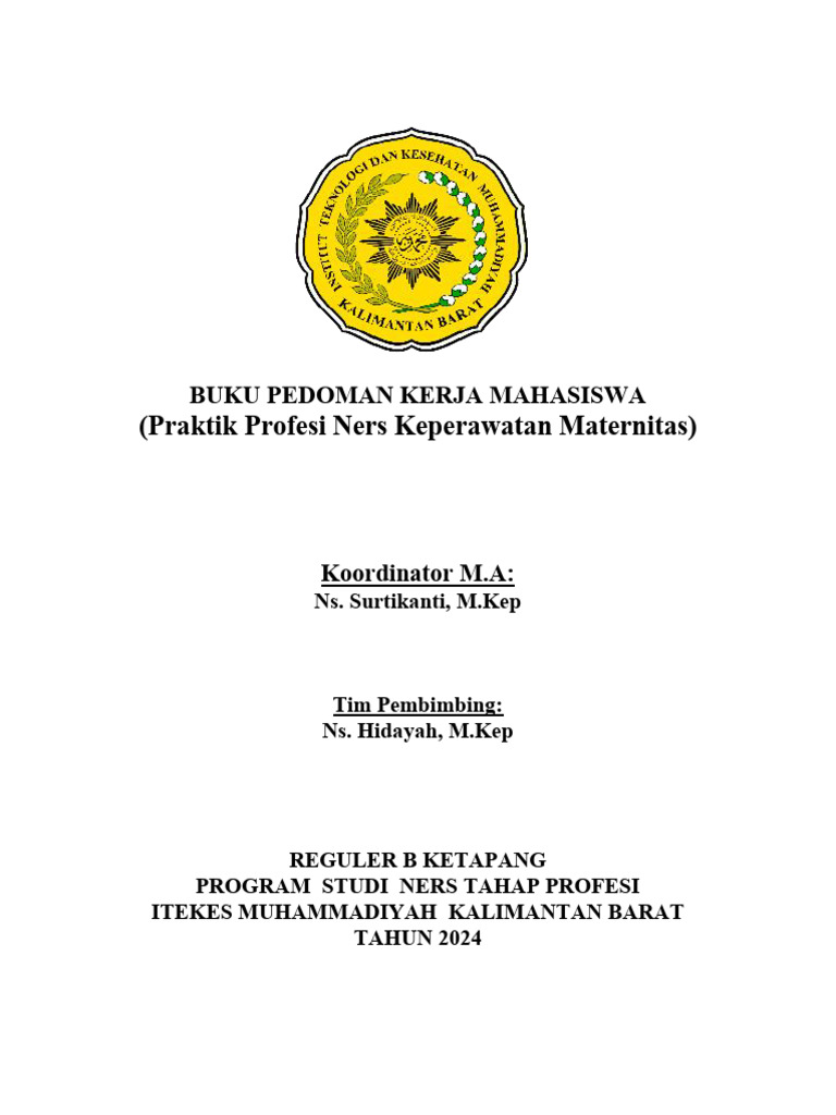 BPKM MHN Profesi Reg B Ketapang 2024 | PDF