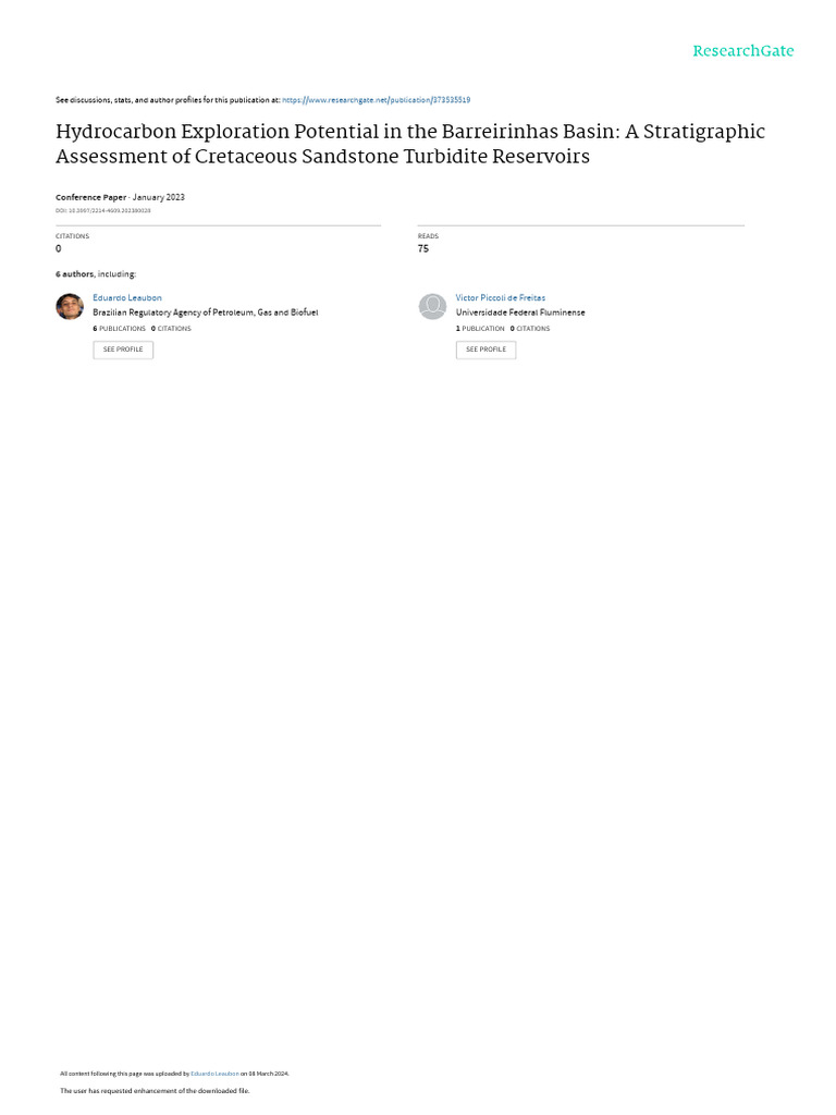 EAGE 2023 Hydrocarbon Exploration Potential | PDF | Petroleum Reservoir | Petroleum