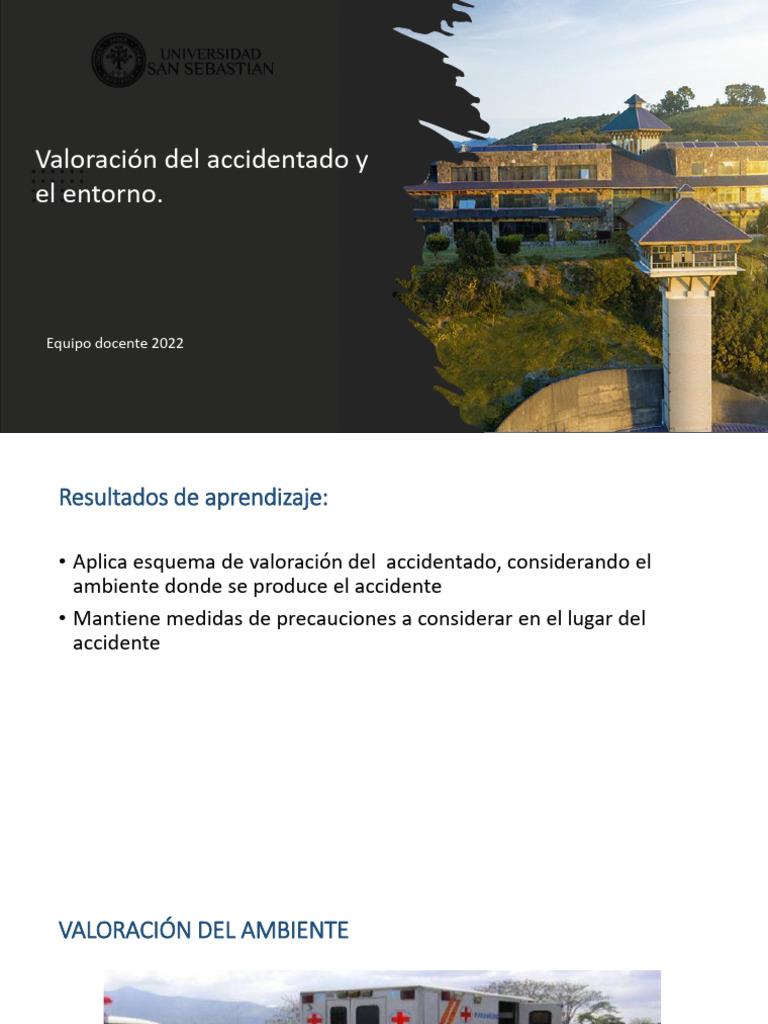 Clase 4 Valoracion del accidentado y del entorno | PDF