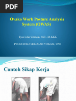 Form Pengukuran Owas | PDF