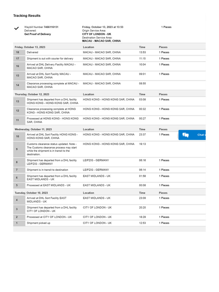 Tracking History | PDF | Macau | Service Industries