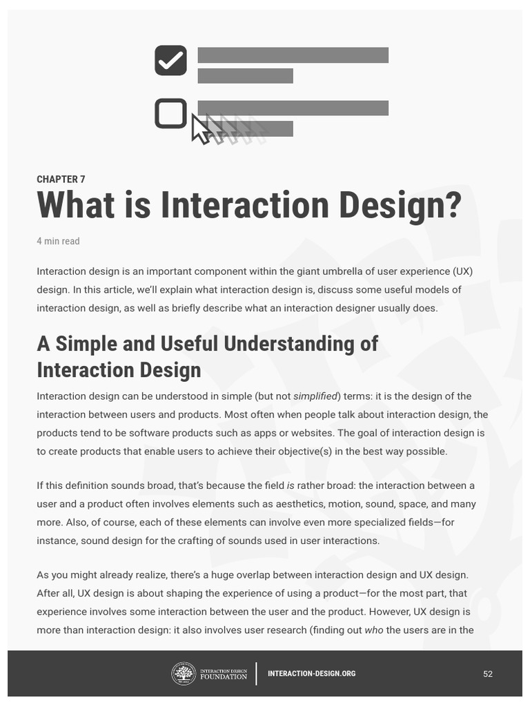 01.interaction Design | PDF | Usability | Communication
