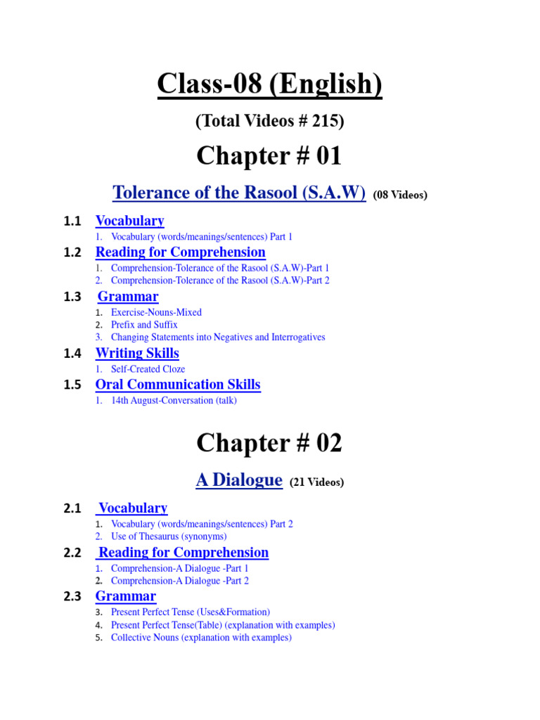 Lectures For Class 8th | PDF | Circle | Equations
