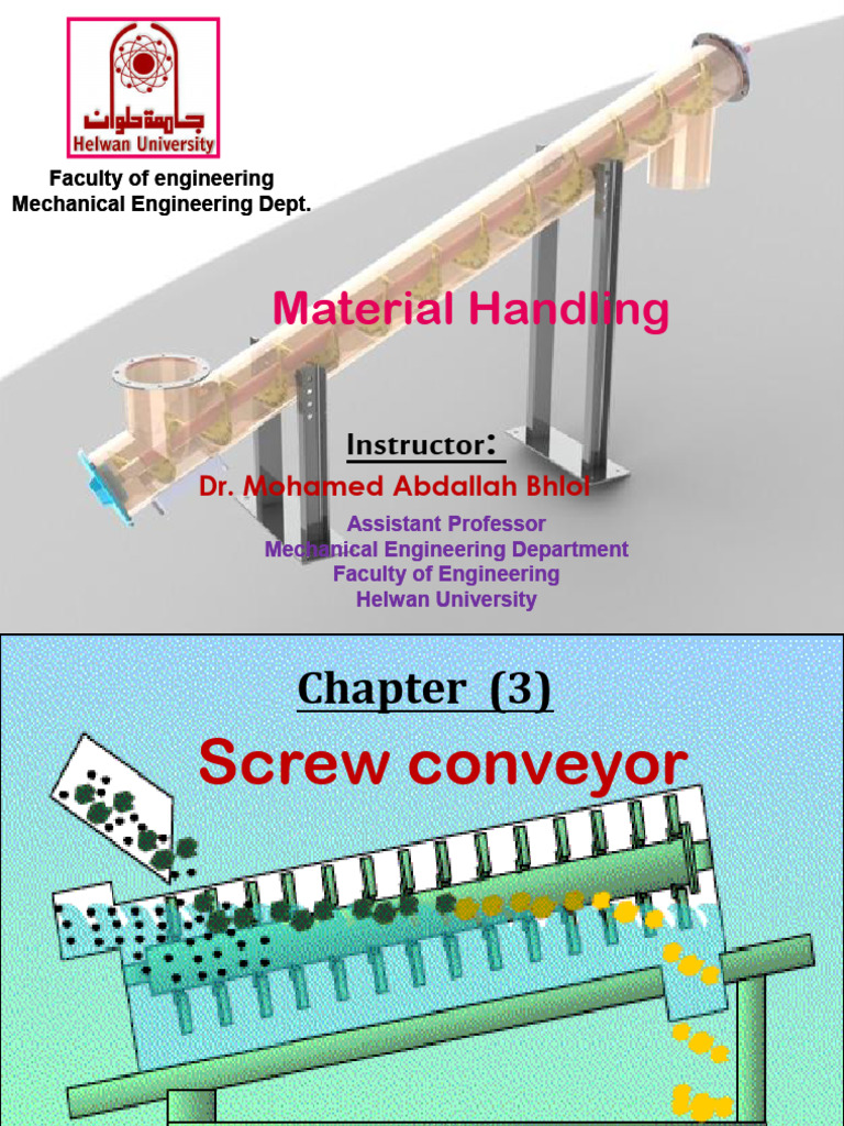 3_Screw conveyors | PDF | Mechanical Engineering