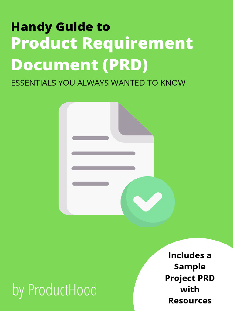 Handy Guide To Product Requirement Document | PDF | Password | Internet