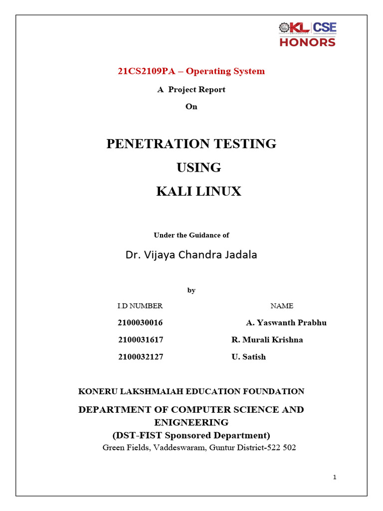 OS Project | PDF | Security | Computer Security