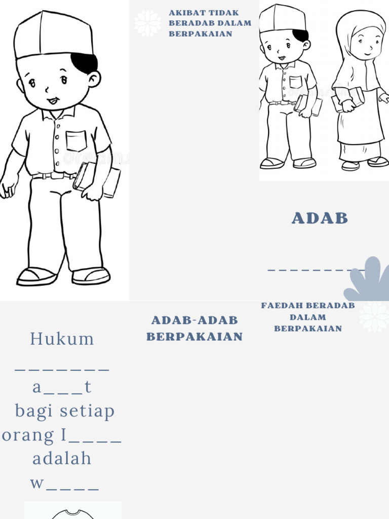 Brosur Adab Berpakaian | PDF