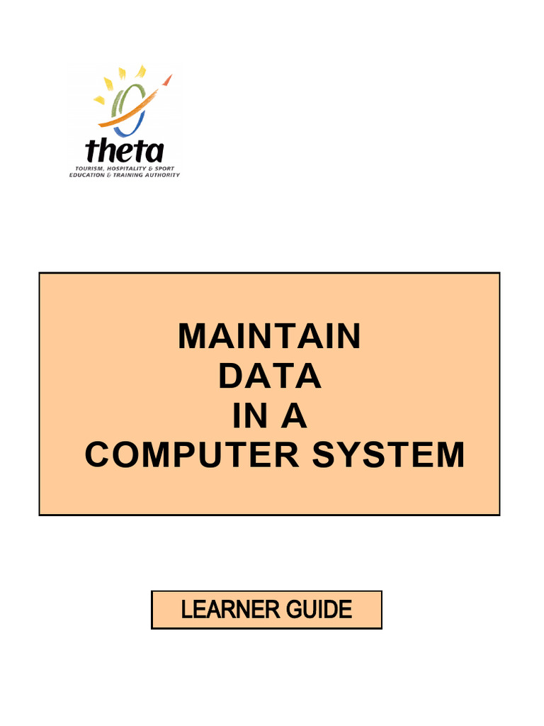 XX10 - Maintain Data in Computer System | PDF | Computer Virus | Input/Output