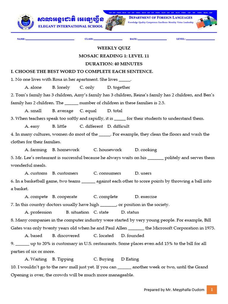 Weekly Quiz 21 05 21 Pdf Taste Marie Curie