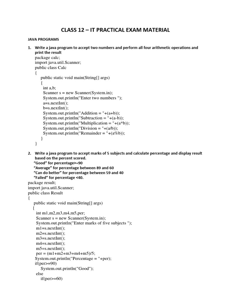 Model IT PRACT Material | PDF | Software Development | Computer Science