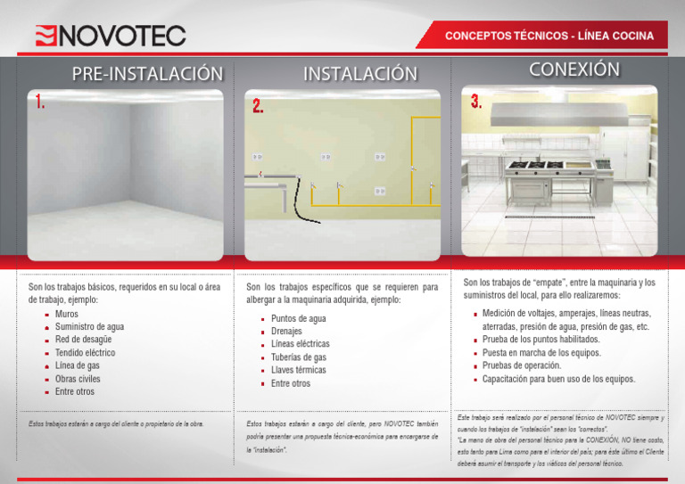 Conceptos Tecnicos Novotec Cocina | PDF | Electricidad | Ingenieria ...