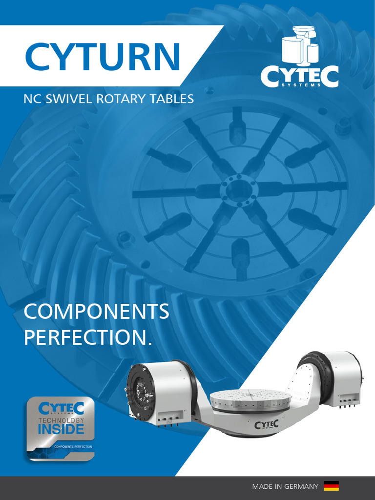 High-Performance Rotary Tables by CYTEC | PDF | Electric Motor | Rotation