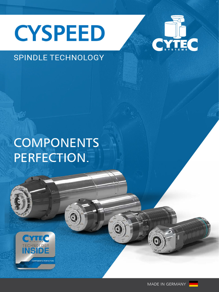 CYTEC Spindel | PDF | Engines | Mechanical Engineering