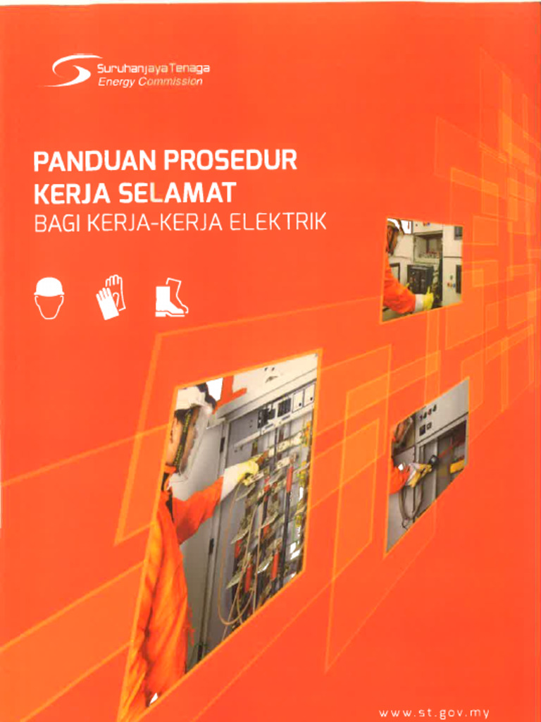 Panduan Prosedur Kerja Selamat Bagi Kerja Kerja Elektrik (Buku Oren) | PDF