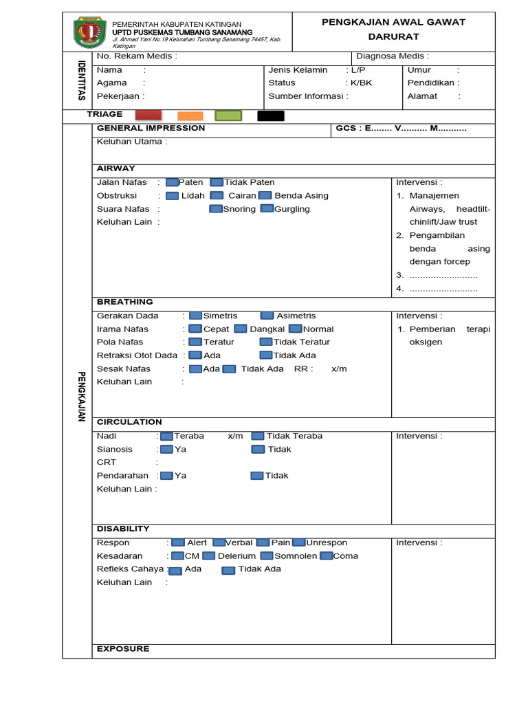 Pengkajian Ugd | PDF