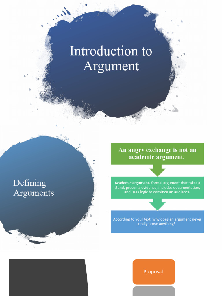 Introduction To Argument | PDF | Rhetoric | Logos