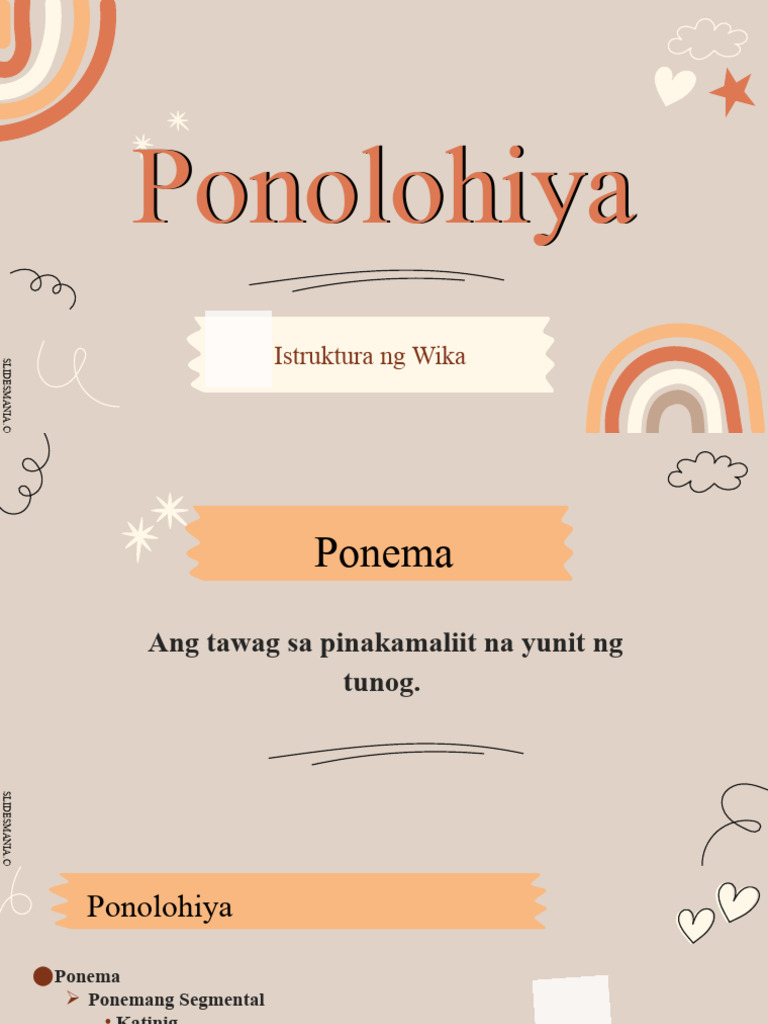 Yunit 2 PONOLOHIYA | PDF