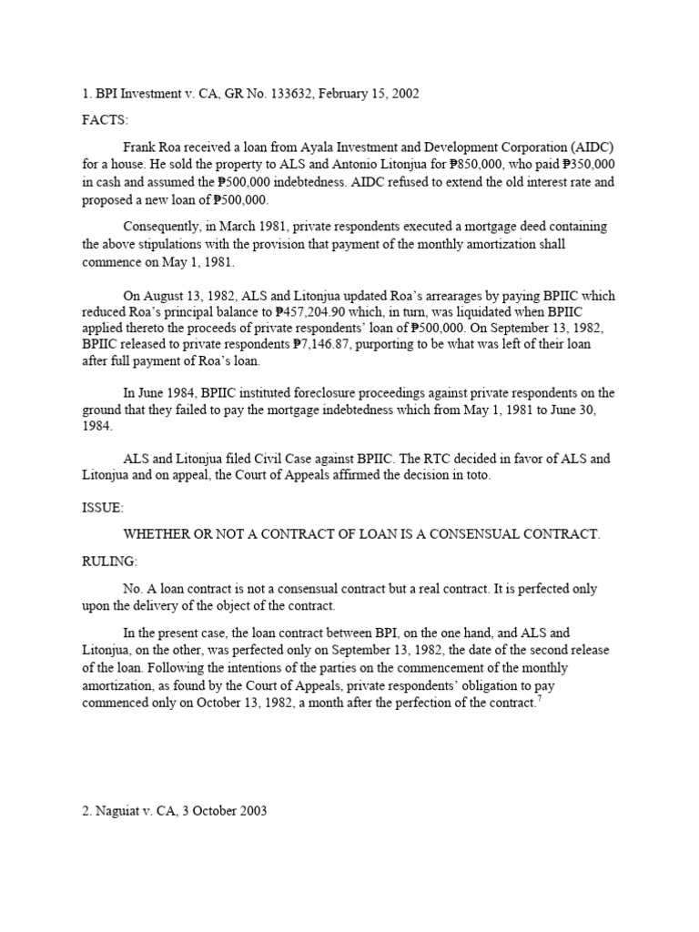 Garcia Cases 1 - 5 | PDF