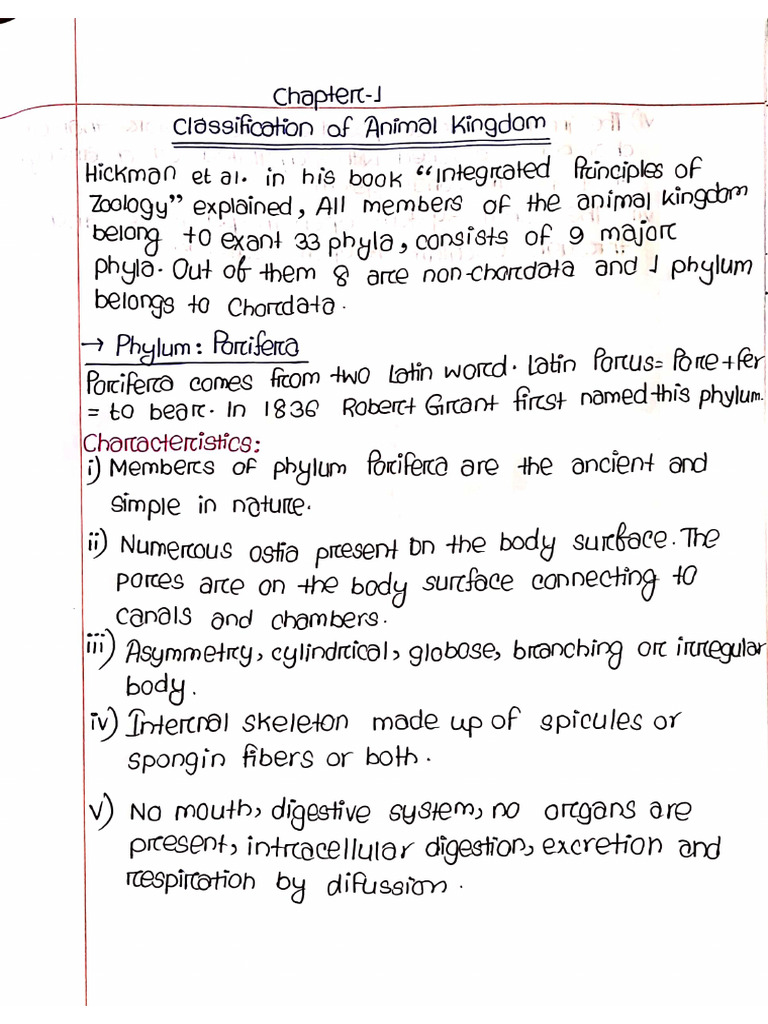 Zoology Chapter 1 Pdf
