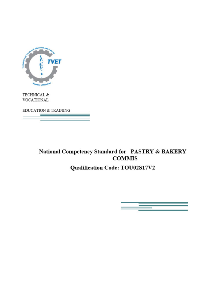 Pastry & Bakery Commis - 6.8.2018 | PDF | Occupational Safety And ...