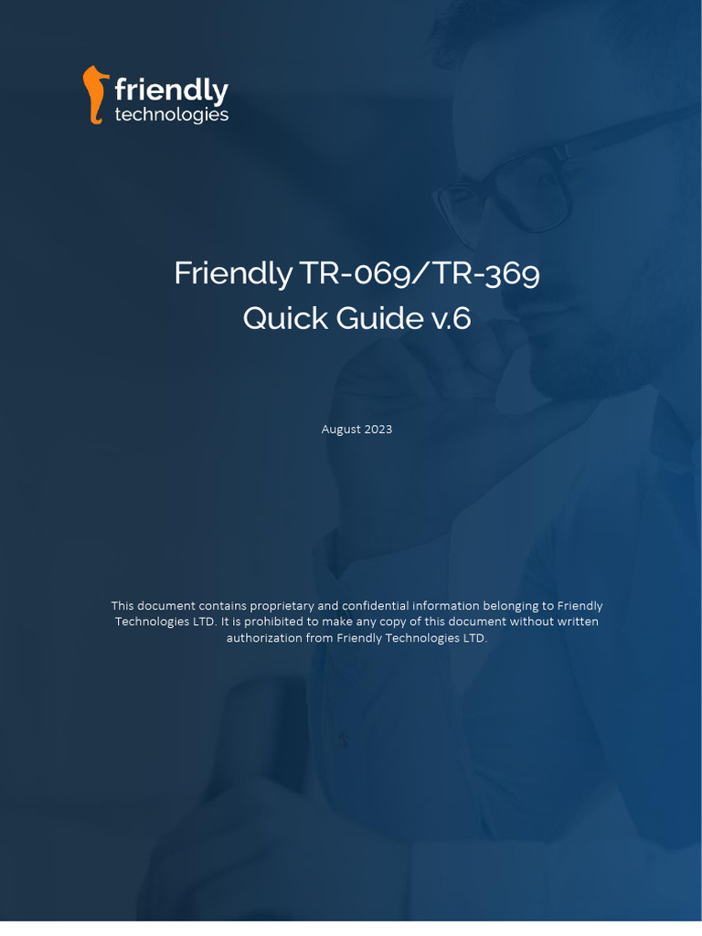 Friendly TR-069-369 Quick Guide 08.2023 | PDF | Wireless Lan | Wi Fi