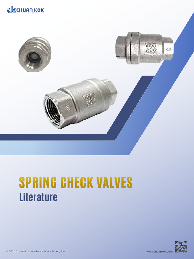 f6 L Spring Check Valves | PDF