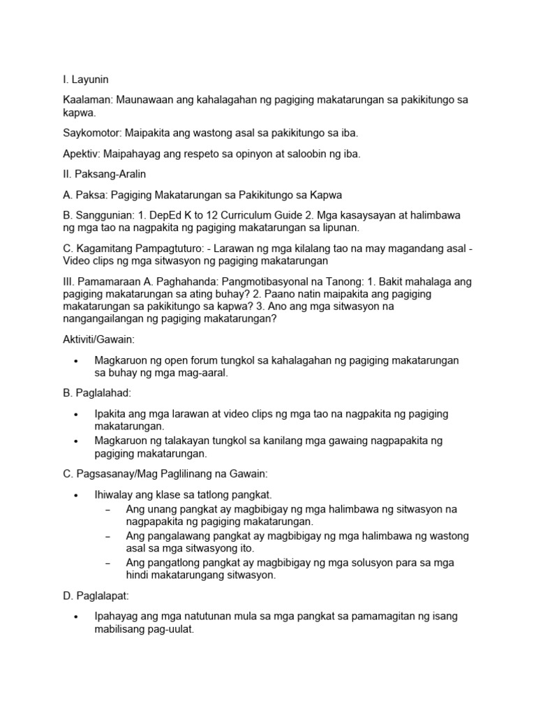 Pagiging Makatarungan Sa Pakikitungo Sa Kapwa | PDF