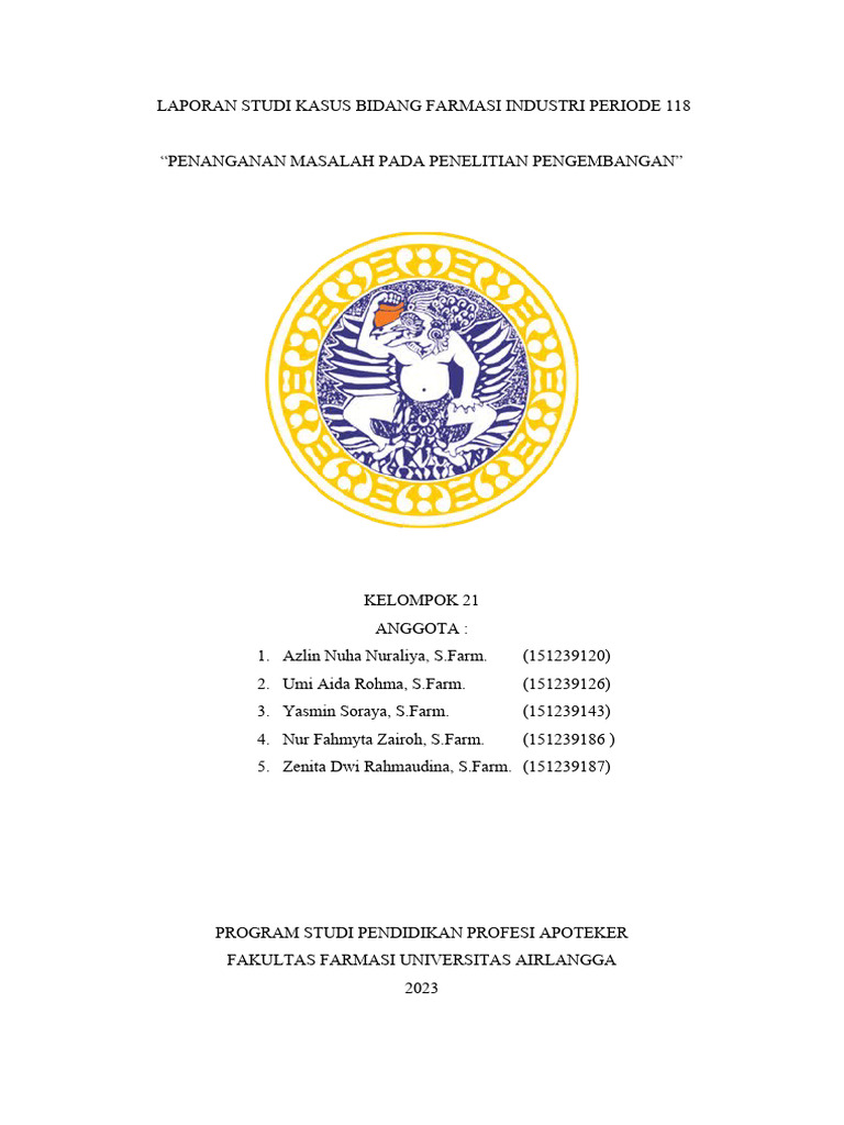 Tugas Kasus - KLP 21 | PDF