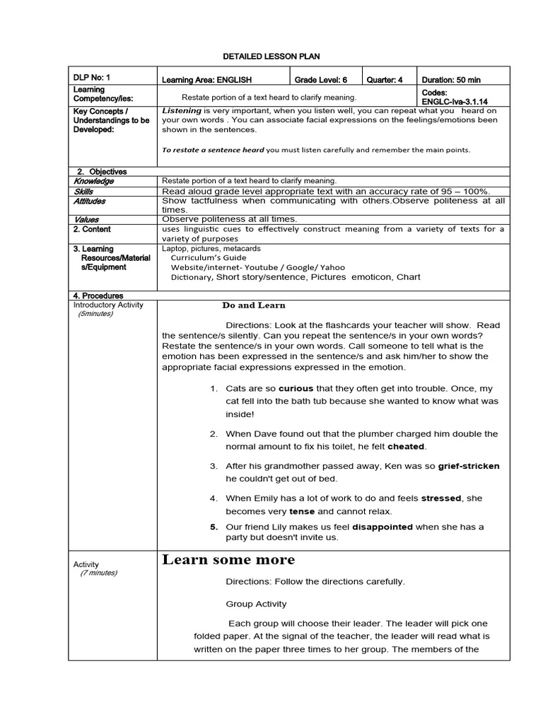 DLP 1 | Download Free PDF | Human Communication | Cognition