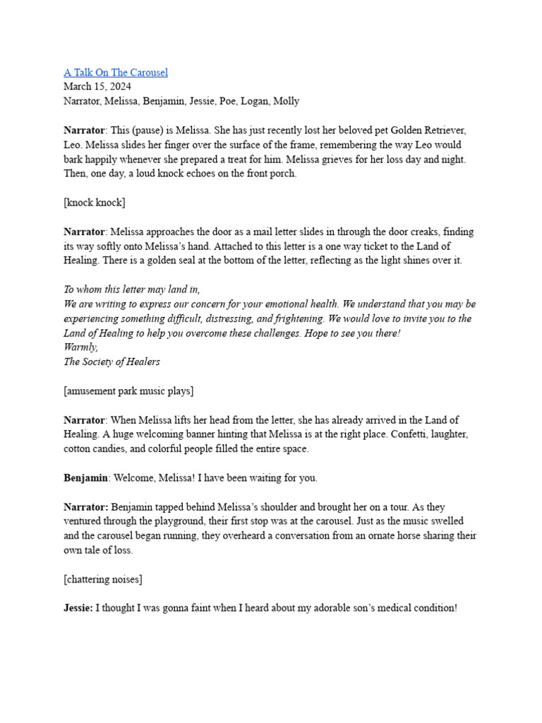 Project 1 Audio Transcript | PDF | Psychological Trauma | Psychology