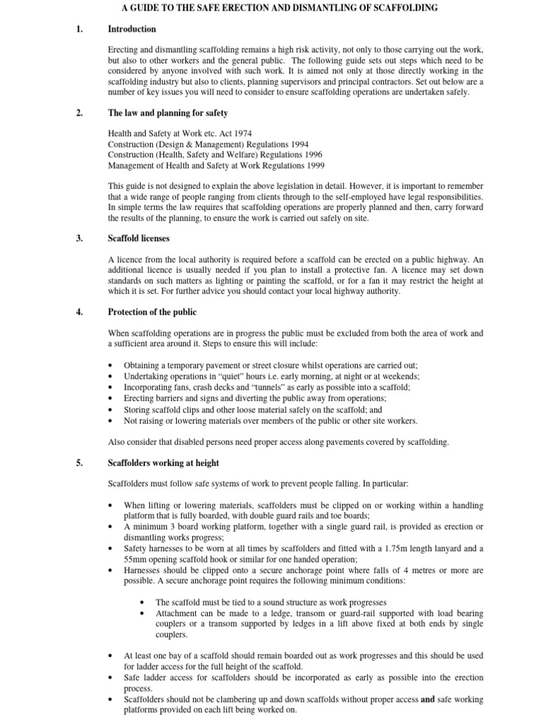 Scaffolding_and_hoarding_-_Terms_and_conditions | PDF | Scaffolding ...