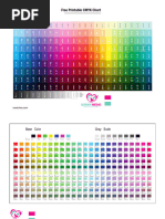Free Printable CMYK Color Chart | PDF | Light | Computer Graphics