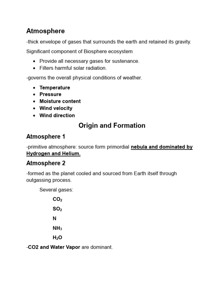 Atmosphere & Weather Quiz | PDF | Ozone Depletion | Atmosphere Of Earth