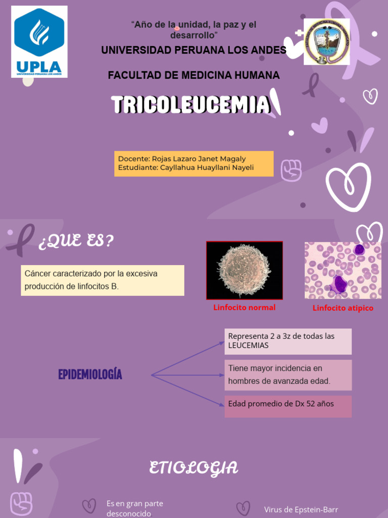 TRICOLEUCEMIA | PDF | Medicina | Epidemiología