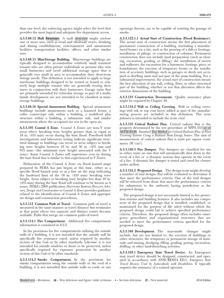 Nfpa 5000-18 482 | PDF | Federal Emergency Management Agency | Flood