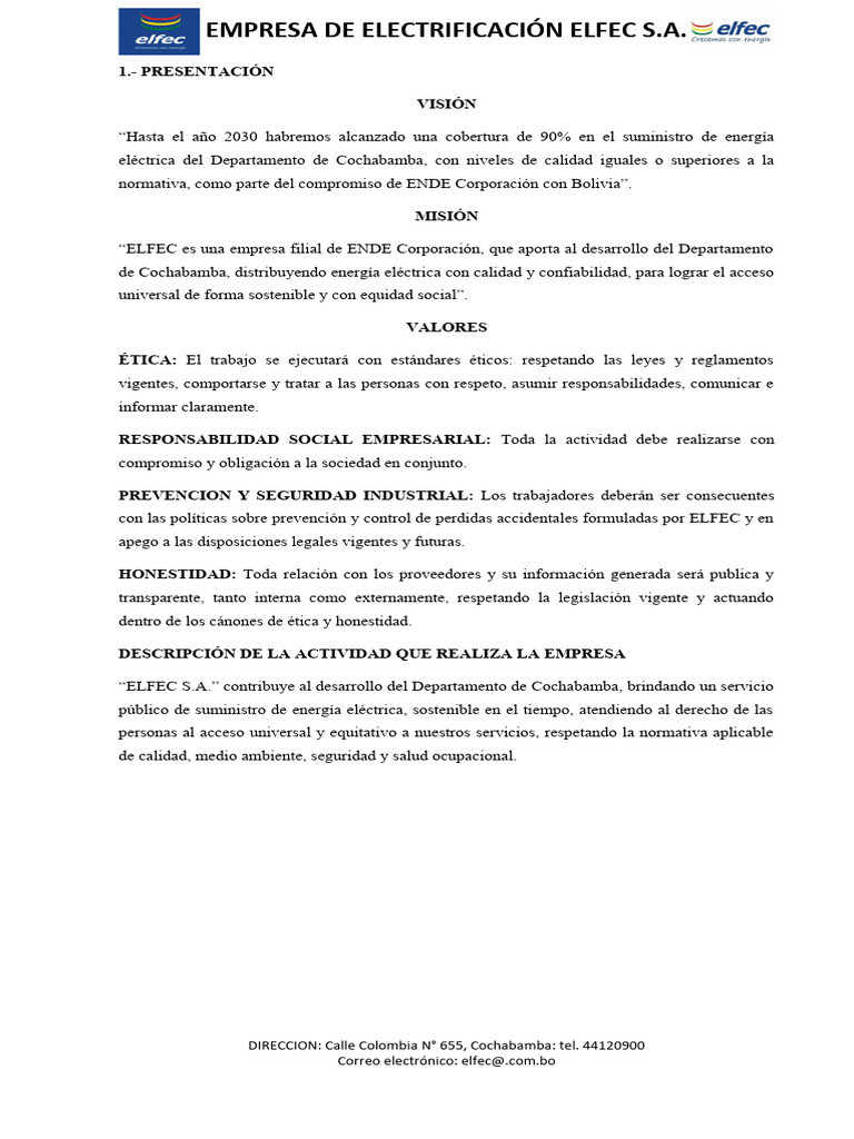Mi Empresa Elfec-1 | PDF