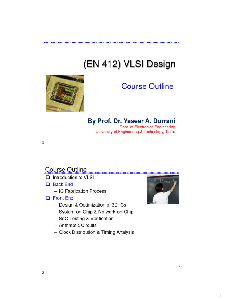 1 Introduction to VLSI Design | PDF | Integrated Circuit | Electricity