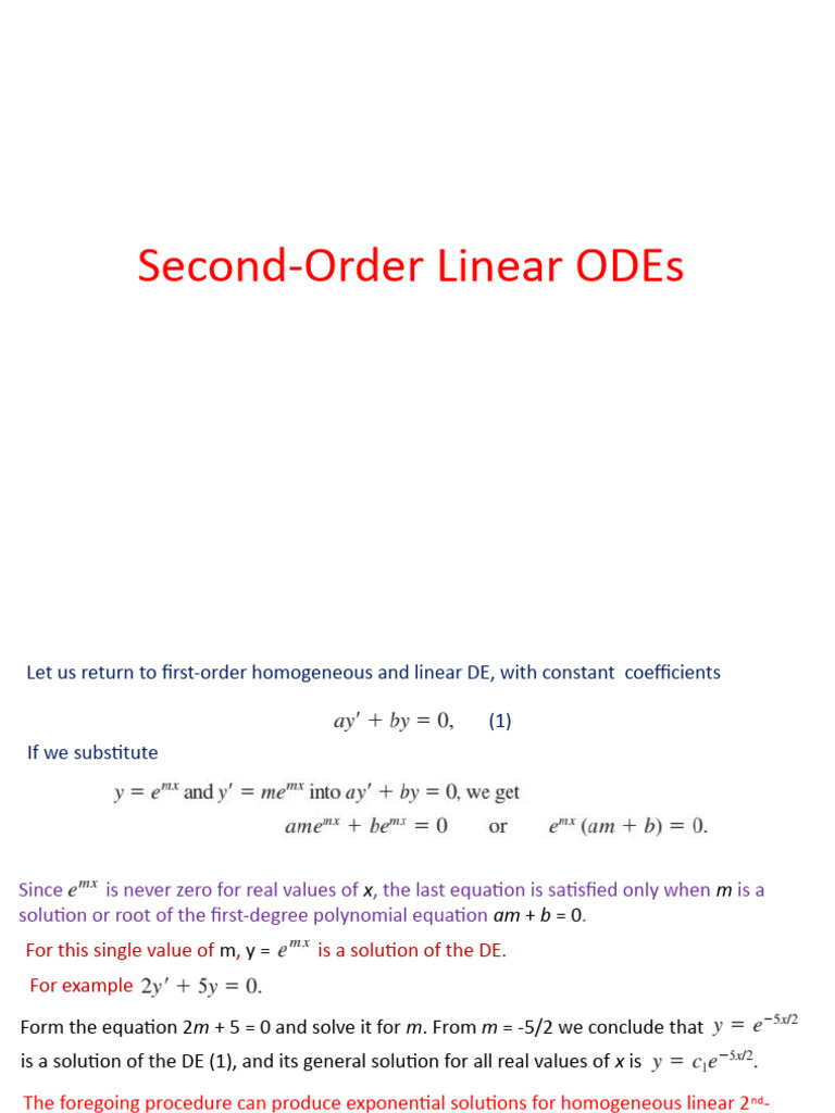 Differential Equations - 10 | PDF | Teaching Methods & Materials