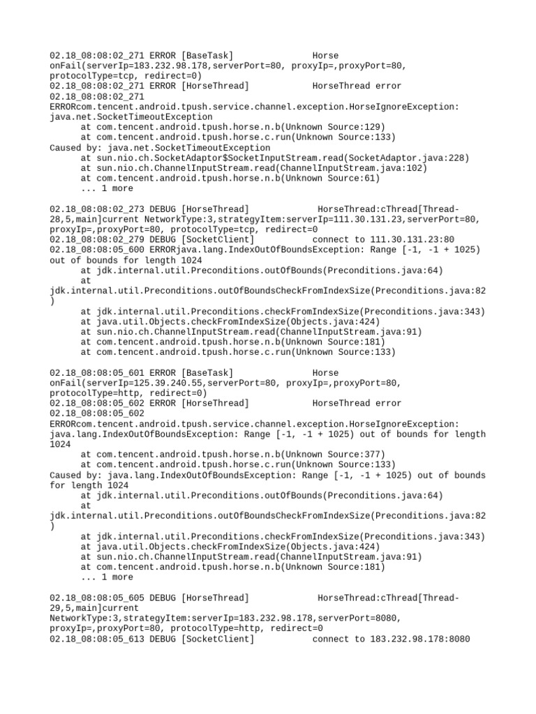 Log-20240218 0809 1 | PDF | Thread (Computing) | Technology Development