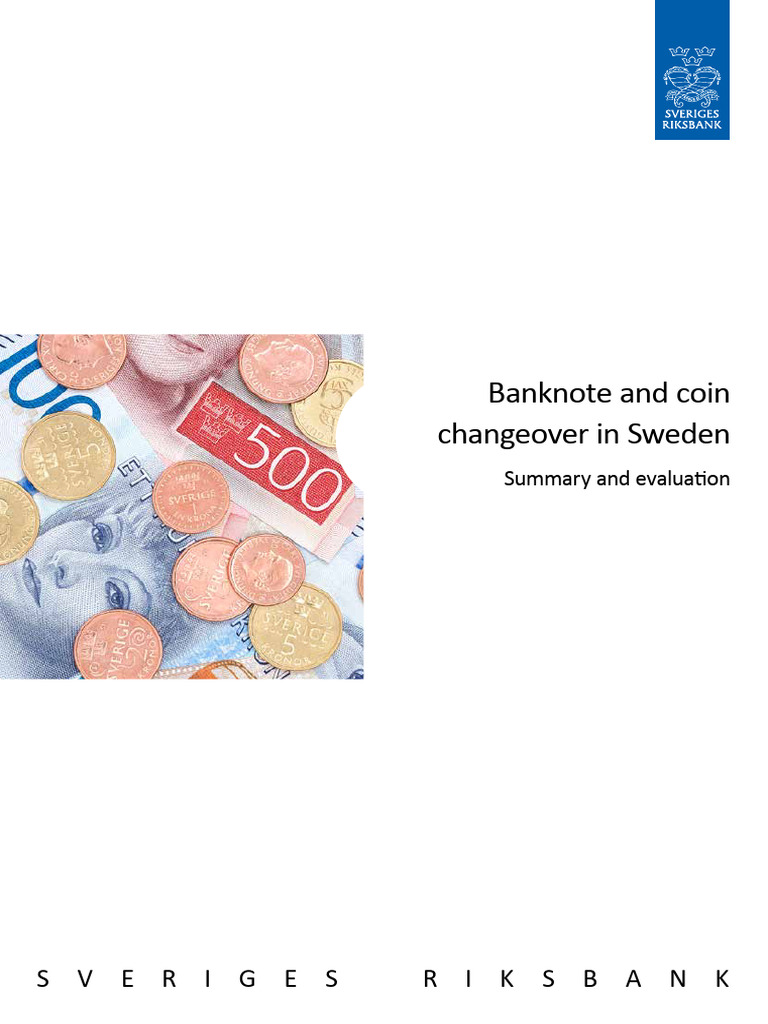 Sweden's Currency Changeover Evaluation | PDF | Swedish Krona | Cash