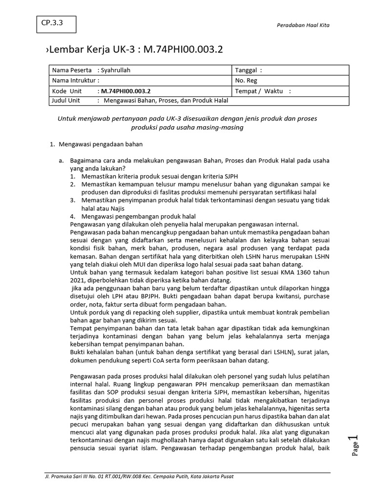 Print LK UK 3 - Bimtek | PDF