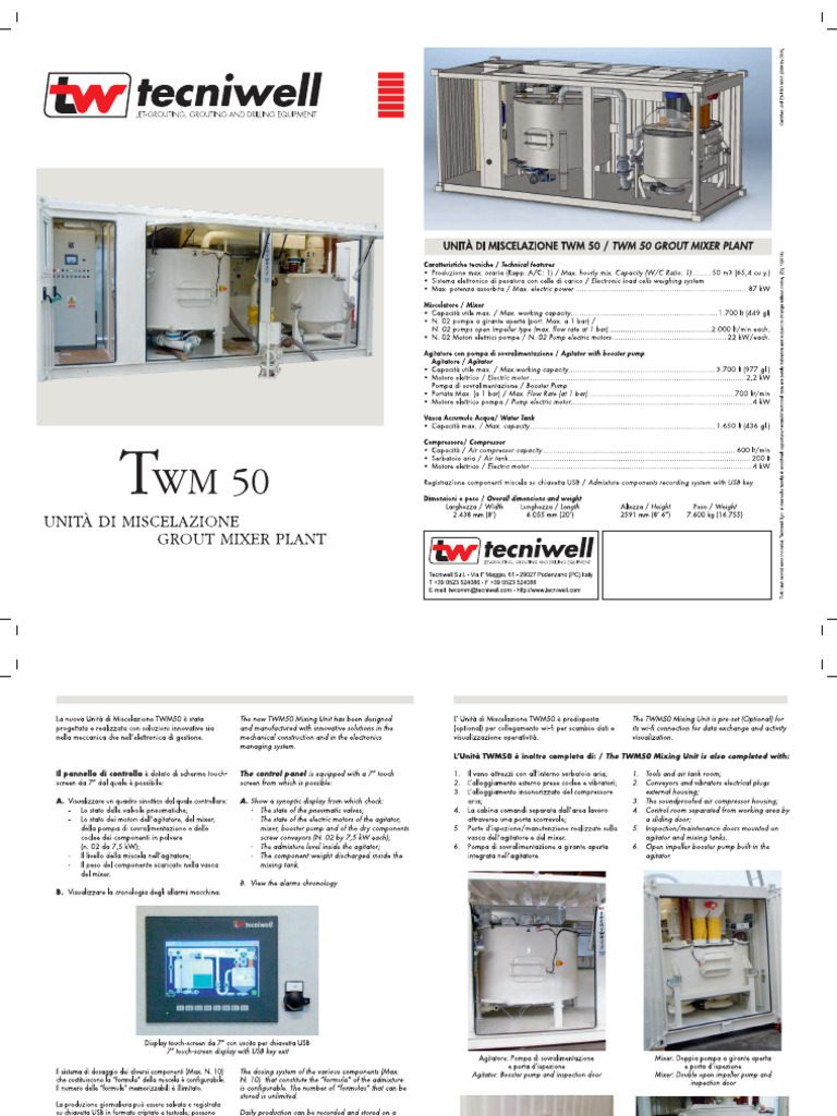 TWM 50 - Soil Mixing | PDF