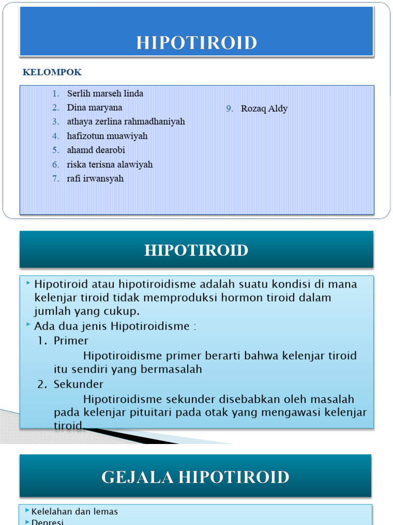 Hipotiroid | PDF