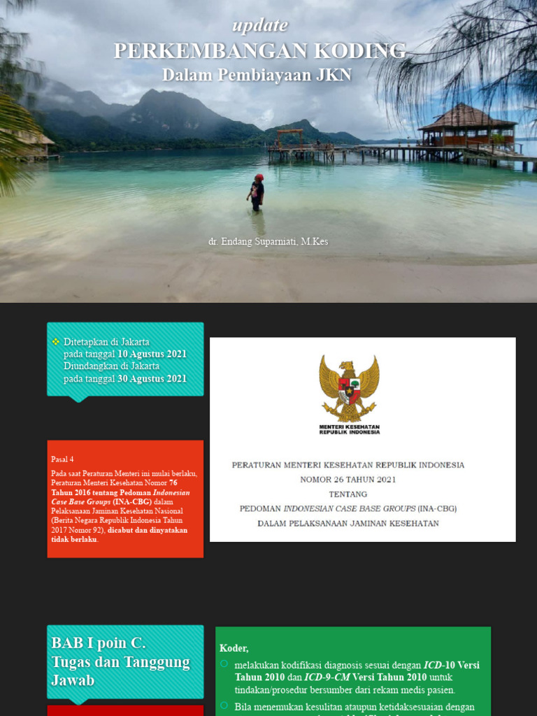 M1. Update Perkembangan Koding Dalam Pembiayaan JKN | PDF